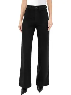 PISTOLA Lana Wide Leg Jeans - Coated Noir
