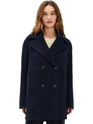LA LIGNE Michael Pea Coat - Midnight