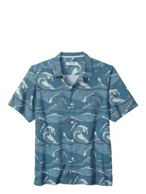 Tommy Bahama Bahama Coast Wavescape Oasis Islandzone® Camp Shirt - Continental