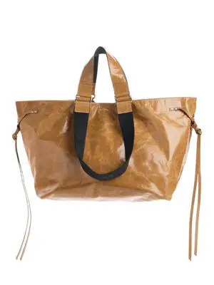 ISABEL MARANT Wardy Leather Shopper Tote