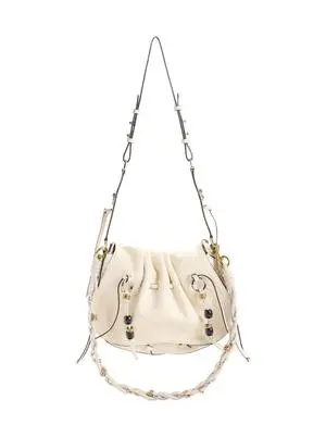 Isabel Marant Bolton Bubble Hobo Bag - Chalk