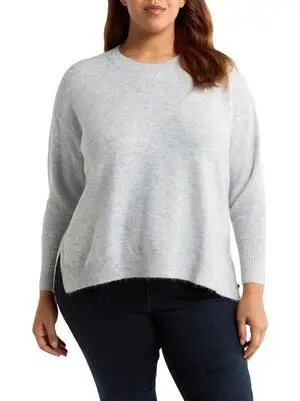 Vince Camuto Sequin Accent Crewneck Sweater - Vapor
