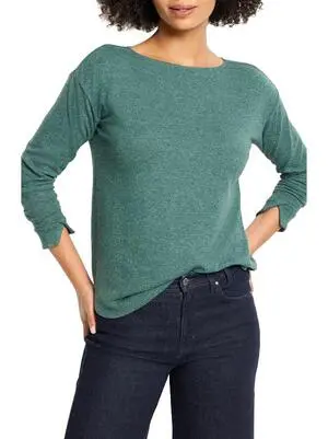 NIC+ZOE Everyday Easy Cozy Knit Top - Dark Pine