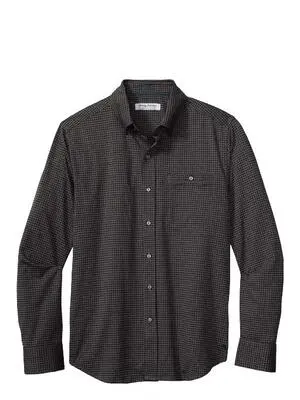 Tommy Bahama San Sebastian Microcheck Islandzone® Button-up Shirt - Black