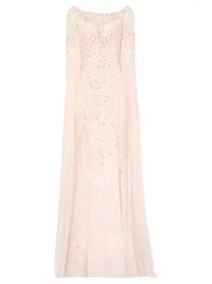 Jenny Packham Roman Embellished Gown - Sugar Plum