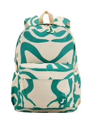 J WORLD Oz 17" Daily Backpack - Green Swirl