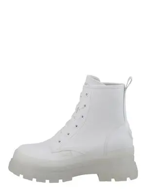 BUFFALO BOOTS Aspha Rld Flat Bootie - White
