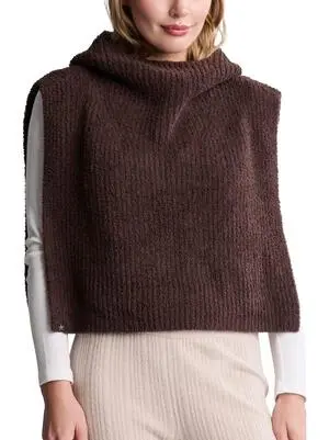 Barefoot Dreams CozyChic® Rib Balaclava Umber