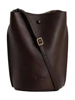 YU MEI Phoebe Strap Bucket Bag - Brown