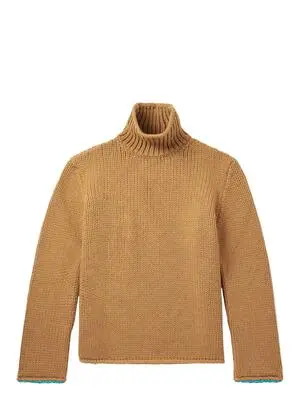 Loewe Wool Rollneck Sweater - Brown