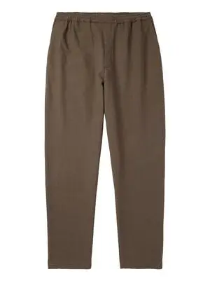 A KIND OF GUISE Banasa Straight-leg Seersucker Suit Trousers - Brown