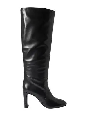STUART WEITZMAN Babette Tubo Leather Knee Boots - Black