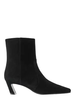 STUART WEITZMAN Stassi Suede Ankle Boots - Black