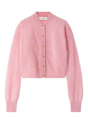 Sportmax Ercole Cropped Cashmere Cardigan - Pink