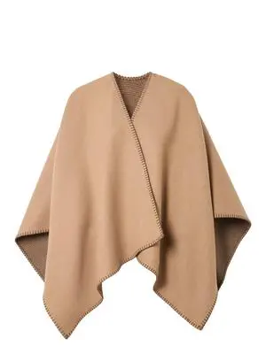 Purdey Welbeck Reversible Cashmere-blend Cape - Camel