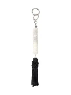 JULIETTA Helene Tasseled Bag Charm - Ivory