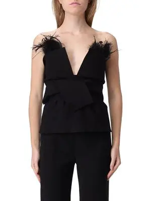 Alberta Ferretti Strapless Top - Black
