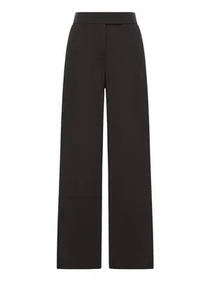 Giorgio Armani Wide Leg Trousers Brown