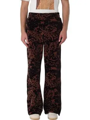 ÉTUDES STUDIO Printed Trousers - Brown