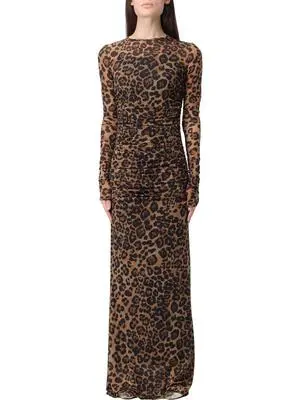 Blumarine Printed Maxi Dress - Brown