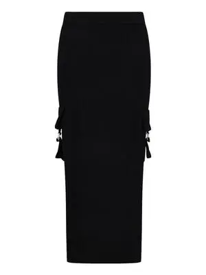 Blumarine Midi Skirt Black