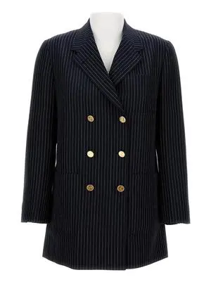 Thom Browne Double-breasted Blazer - Blue