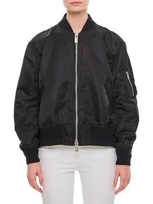 Sacai Nylon Bomber Jacket - Black