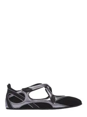 Attico Nomad Ballerina Flat - Black