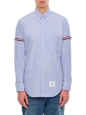 Thom Browne Cotton Shirt - Sky Blue