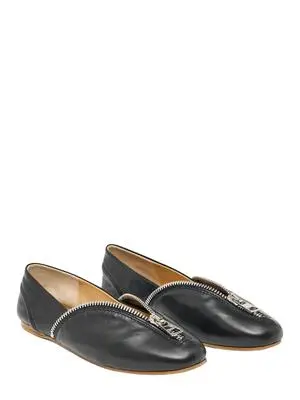 JW Anderson Biker Ballerinas - Black