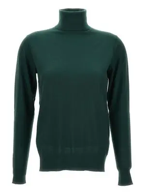 Ralph Lauren Cashmere Turtleneck Pullover - Green