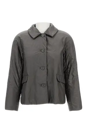 Max Mara Cropped Padded Jacket Grey