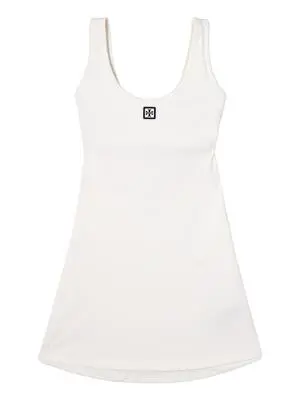 Tory Burch Stretch-jersey Mini Dress - White