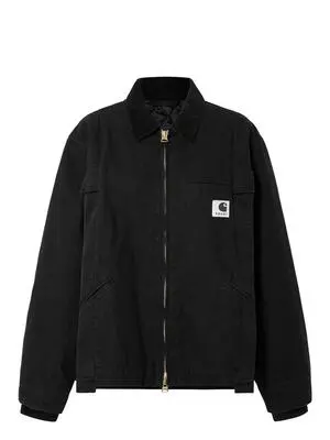 Sacai Carhartt Wip Duck Cotton-canvas Jacket - Black