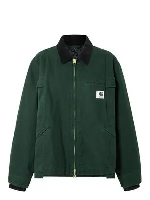 Sacai Carhartt Wip Duck Cotton-canvas Jacket - Green