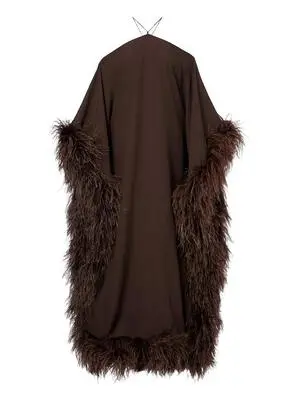 TALLER MARMO Sza Sza Extravaganza Crêpe Cady Kaftan - Brown