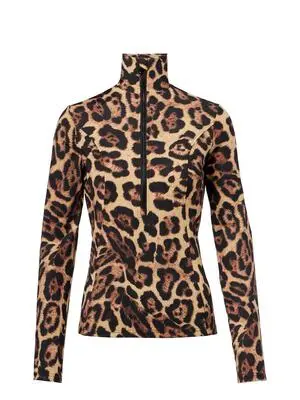 Goldbergh Leona Leopard-print Ski Top - Multicoloured
