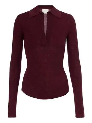 Citizens Of Humanity Simone Wool And Cashmere Sweater - Burgundy