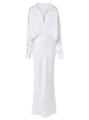 Norma Kamali Oversized Gown - White