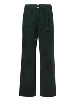 Sacai X Carhatt Belted Straight Pants - Green