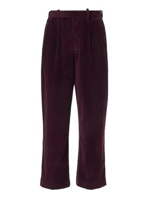 BODE Mcnab Corduroy Wide-leg Pants - Purple