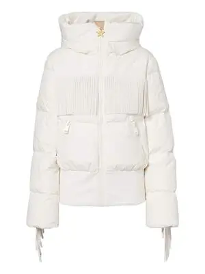 Goldbergh Marna Fringed Down Ski Jacket - White