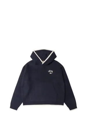 StÜssy X Wales Bonner Cashmere Hoodie - Blue