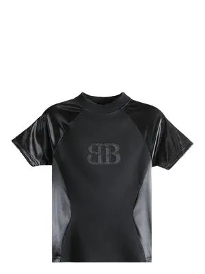 Balenciaga Fitted Top - Black