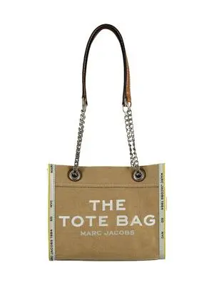Marc Jacobs The Small Denim Chain Tote Bag - Tan