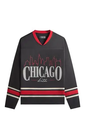 Kith Chicago Long Sleeve Malik Jersey - Black