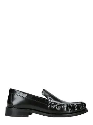 VINNY'S Michel Leather Loafers - Black