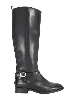 DUNE Talias Knee-high Leather Boots - Black Leather