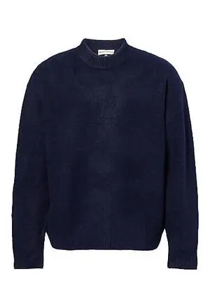 THE COUTURE CLUB Long-sleeve Knitted Jumper - Navy