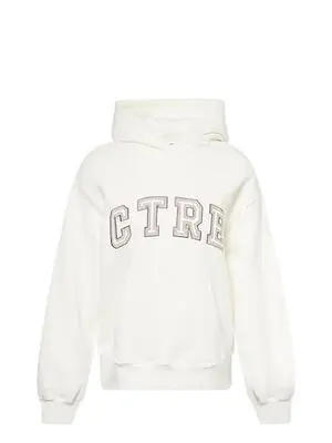 THE COUTURE CLUB Relaxed-fit Cotton-jersey Hoodie - Off White